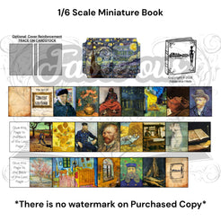 Printable Vincent van Gogh Miniature Book of Art - Instant PDF Downloa ...
