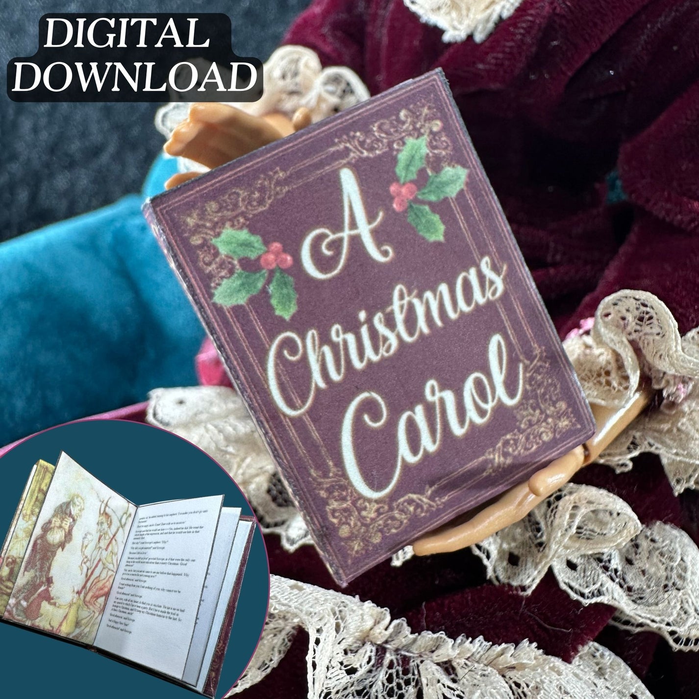 A Christmas Carol Miniature Book – Fable-ous Finds