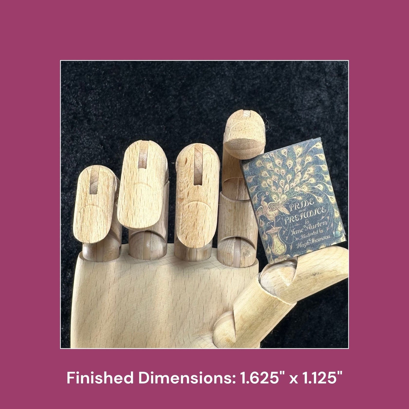 Printable Pride and Prejudice Miniature Book - Instant PDF Download ...