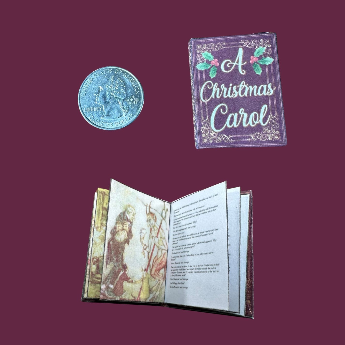 A Christmas Carol Miniature Book – Fable-ous Finds